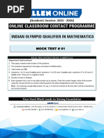 IOQM (7 Sep. 2025) Question Paper With Solution | PDF | Area | Sequence