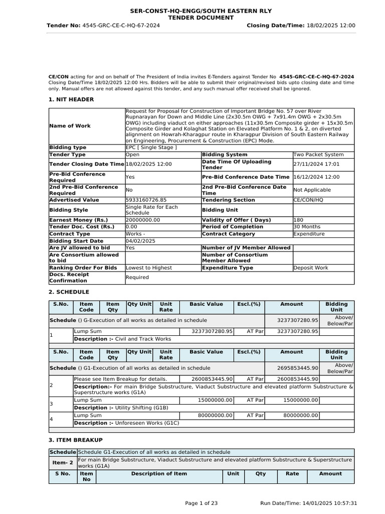 Rupnarayan River NitPdf South Eastern | PDF | Concrete | Construction ...
