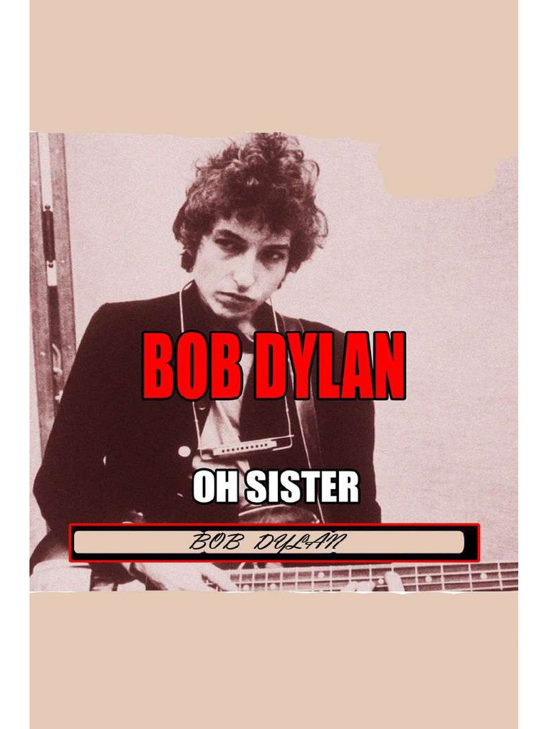 Bob Dylan - Oh Sister | PDF