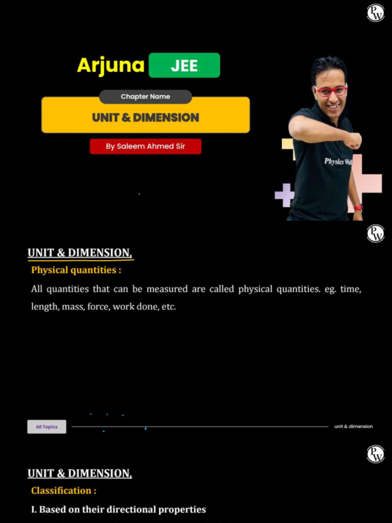 Physics Class 11 Notes - 250508 - 182335 | PDF