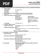 Beckman Coulter Cleaning Solution SDS | PDF | Toxicity | Occupational ...