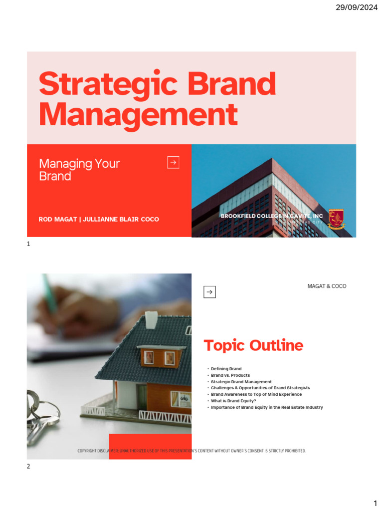 04 Strategic Brand Management | PDF | Brand | Marketing