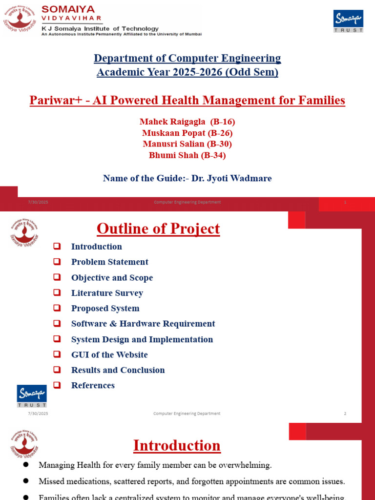 MinorProject Pariwar - AI Powered Health Buddy | PDF | Artificial Intelligence | Intelligence ...