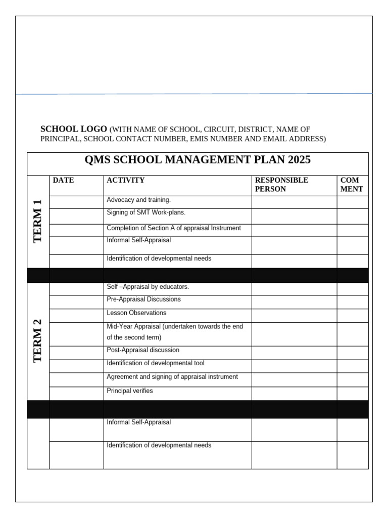 2025 Qms Management Plan | PDF