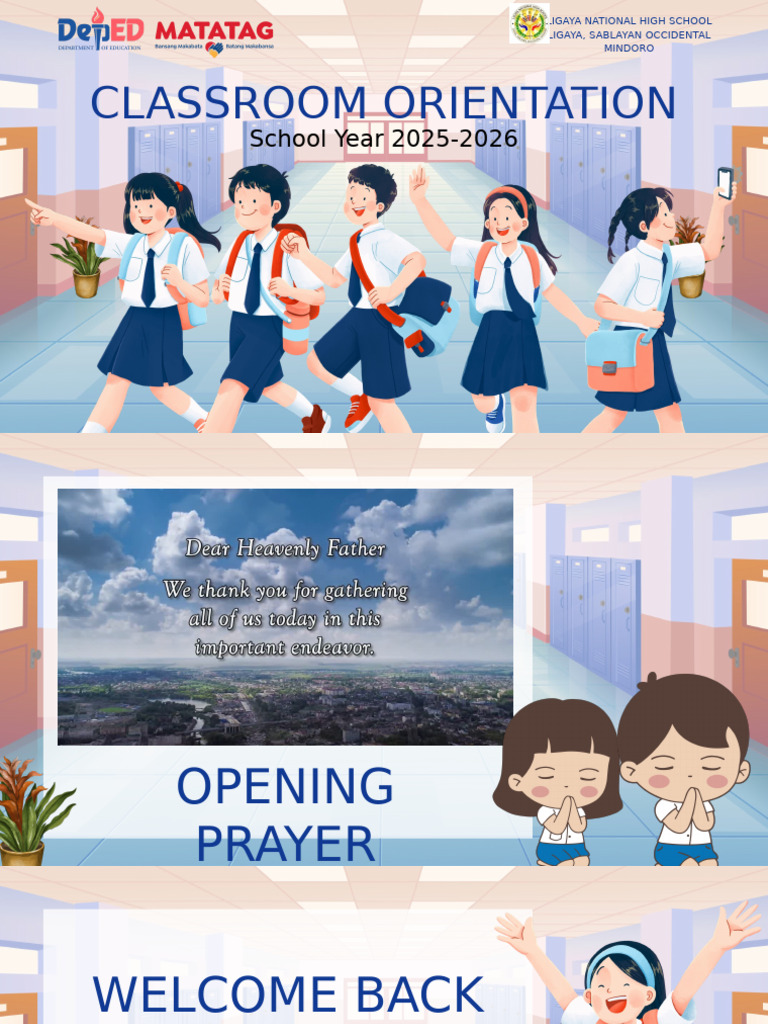 Back To School Orientation | PDF | Classroom | Cognition