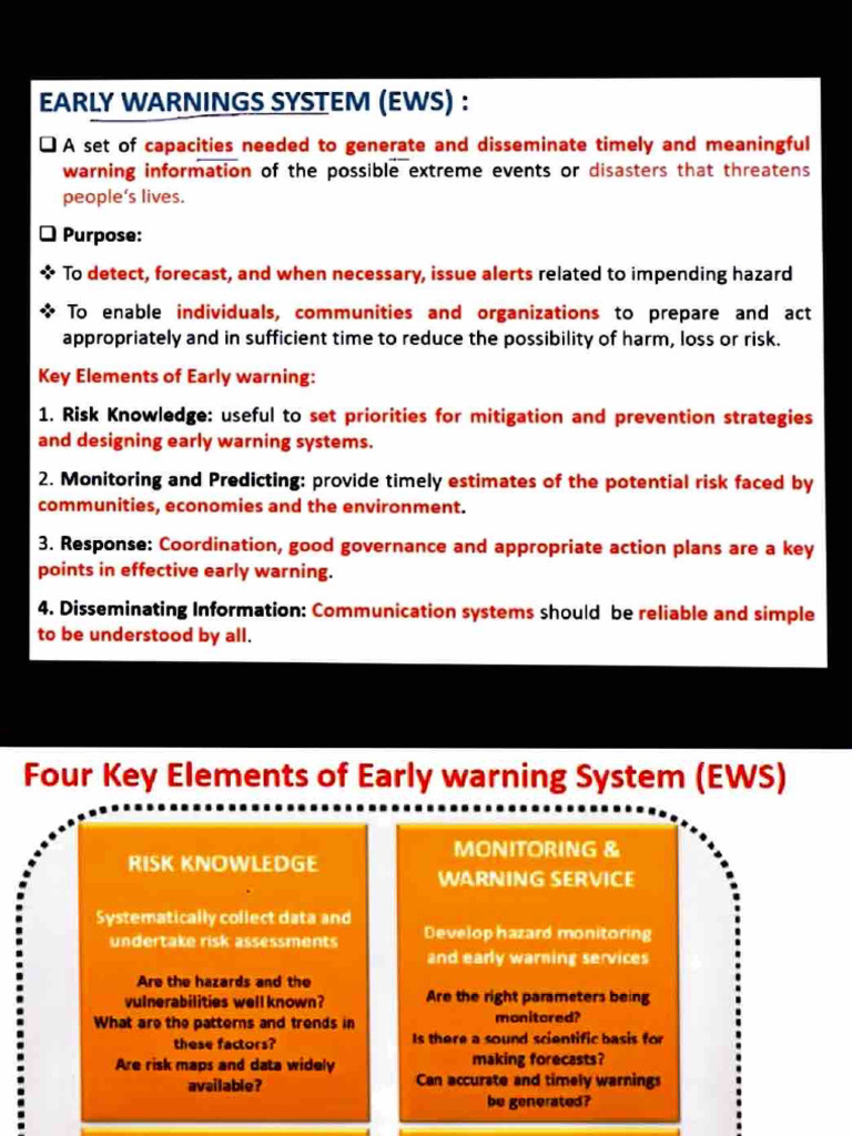 Early Warning System | PDF