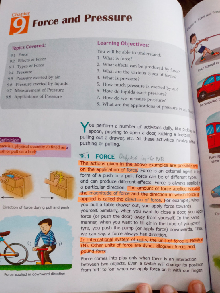 Understanding Force and Pressure Concepts | PDF | Weight | Force