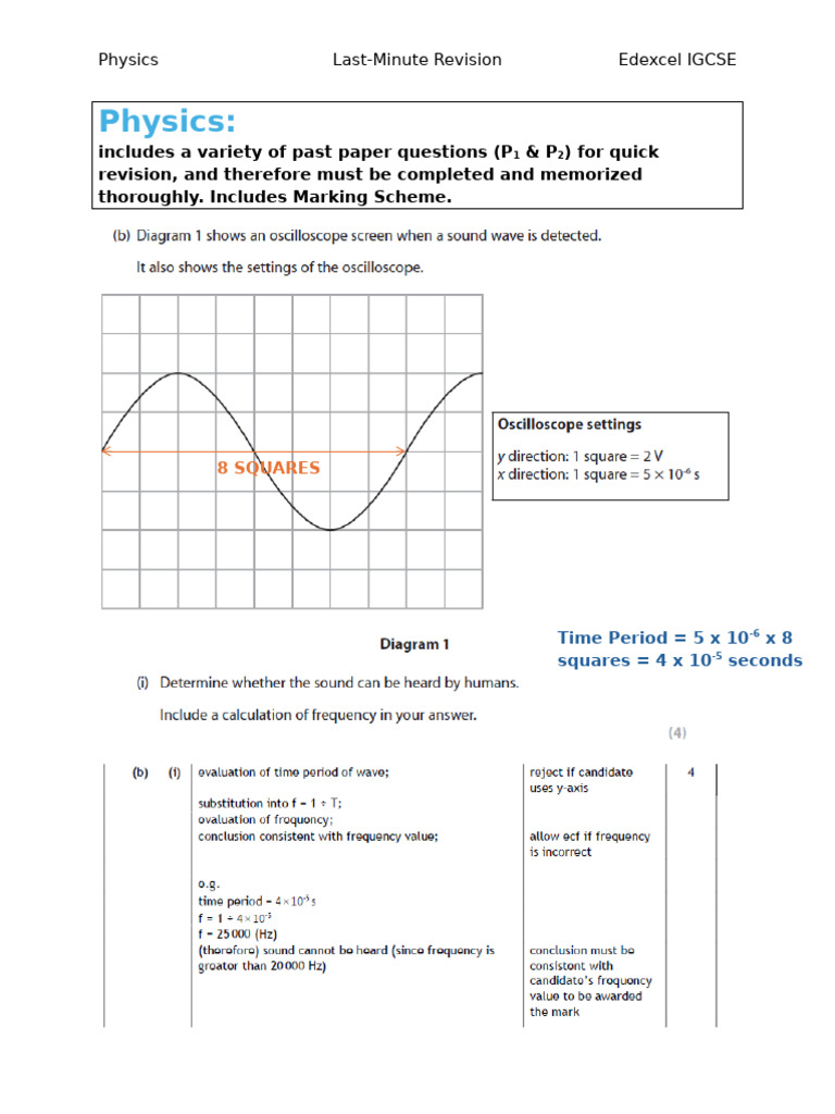 Last-Minute IGCSE Physics Guide | PDF | Waves | Refraction