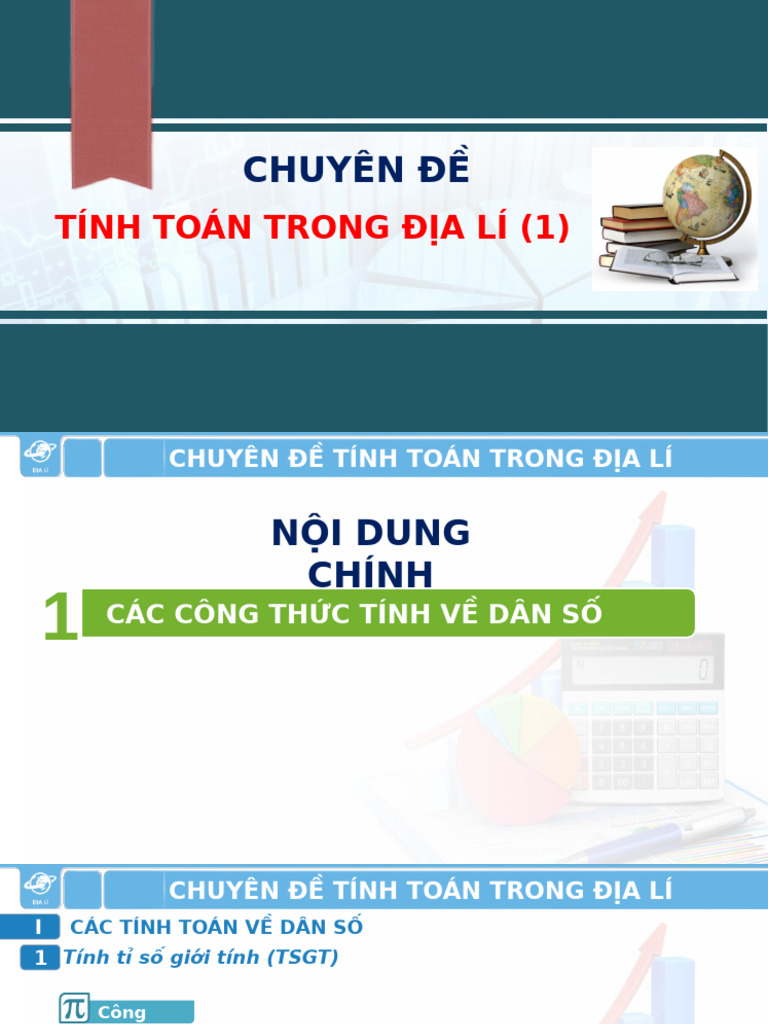 Cthuc Tính Toán Trog ĐỊA LÍ | PDF
