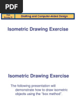 Isometric Drawing Exercise Guide | PDF