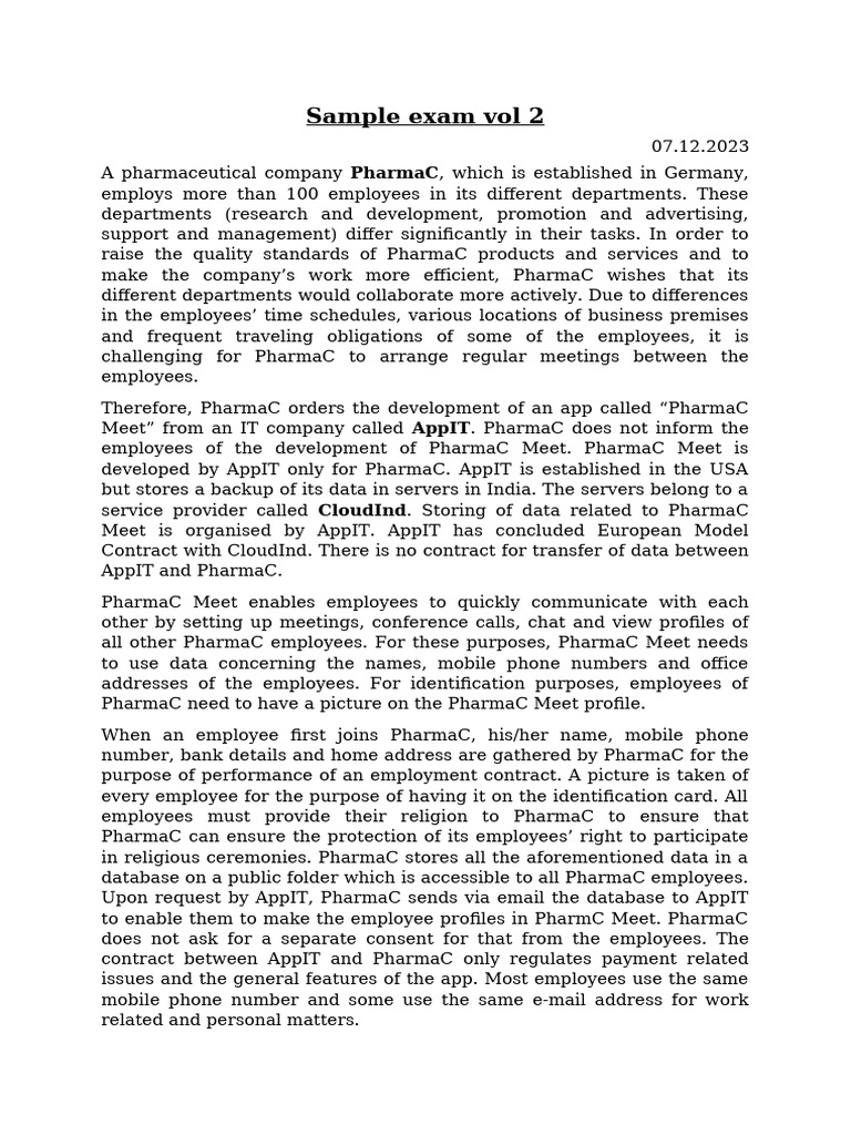 Handout - Revising Seminar - Sample Exam Vol 2 - 2023 | PDF | Databases ...