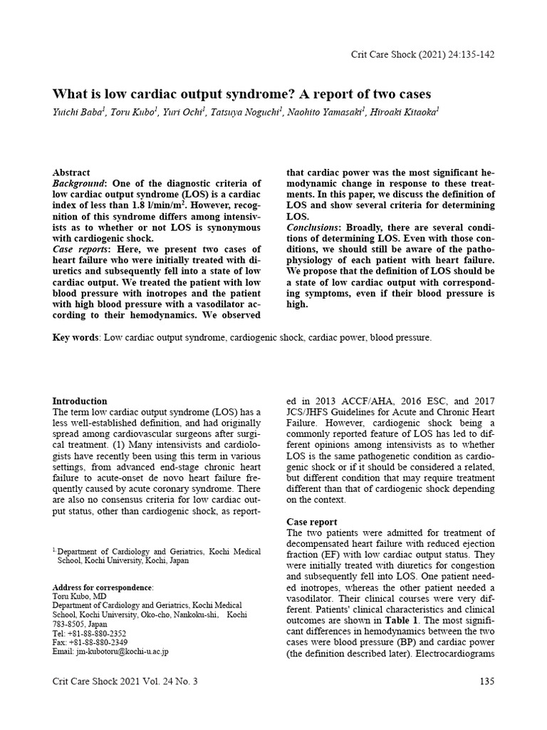 Lcos 3 | PDF | Blood Pressure | Heart Failure