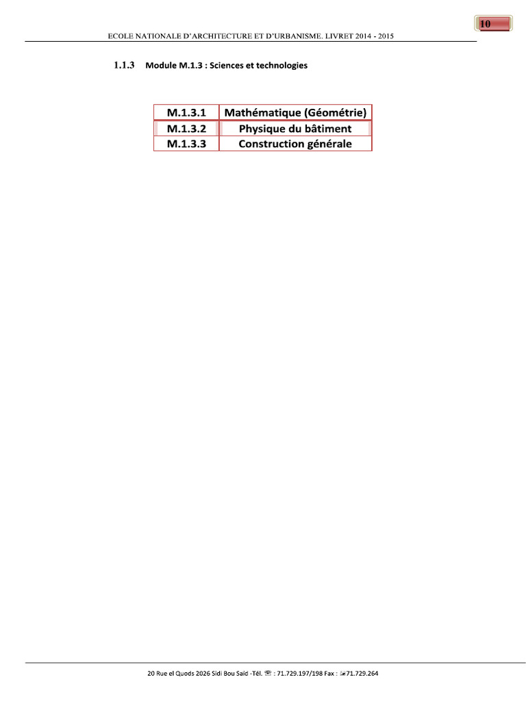 Mathématique Physique Et Construction Générale | PDF