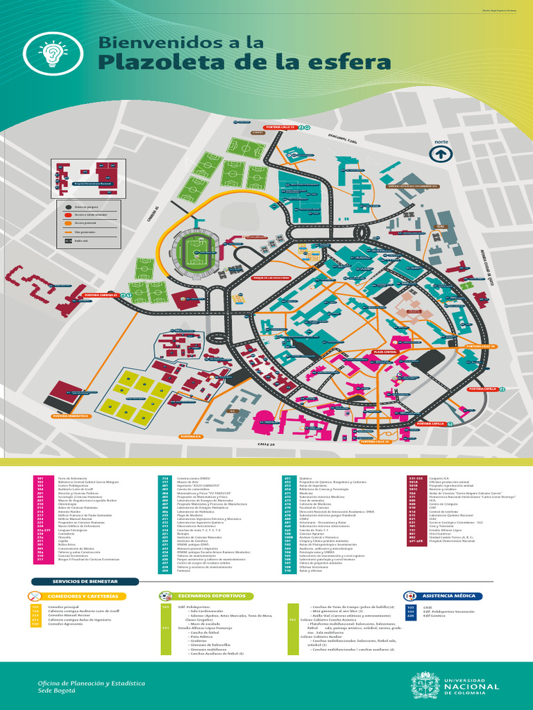 Mapa Interactivo Universidad Nacional Bogotá | PDF | Science