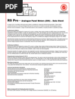 DEIF EQ Series Meter Data Sheet | PDF | Alternating Current | Electricity
