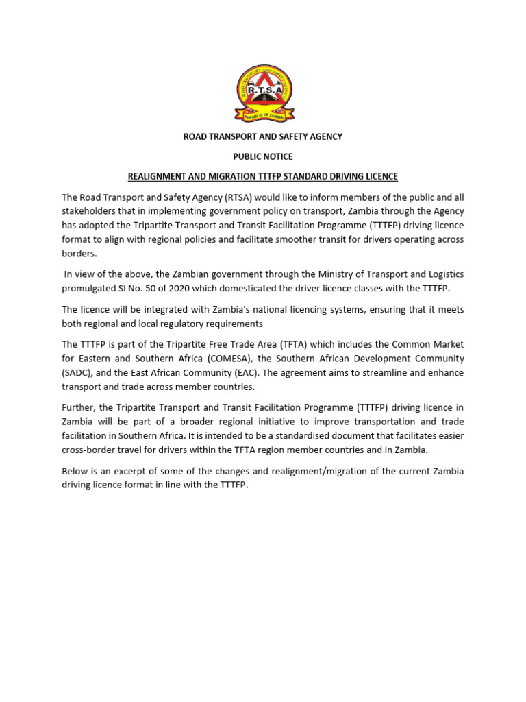 TTTFP DL Public Notice | PDF | Bus | Transport