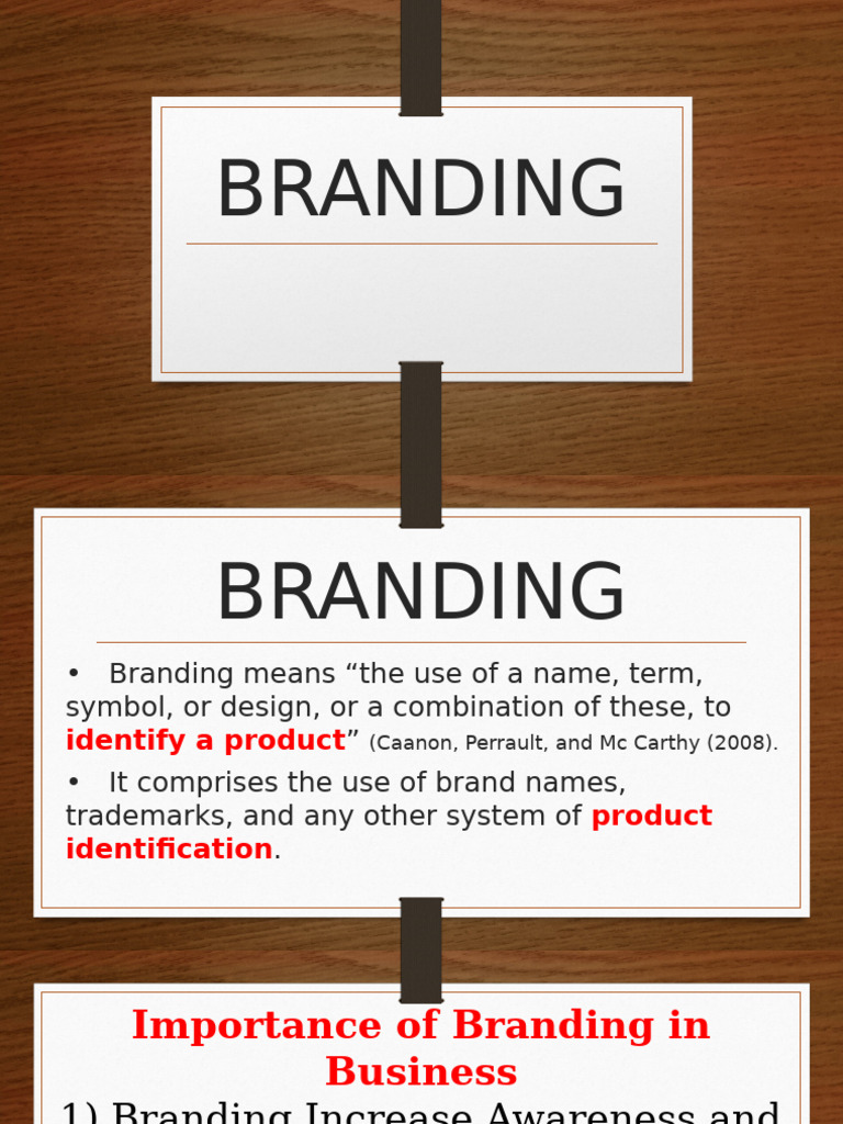 Importance of Branding in Business | PDF