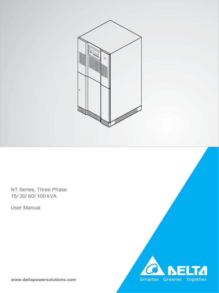 Delta Ultron NT Series UPS Manual | PDF | Power Inverter | Rectifier