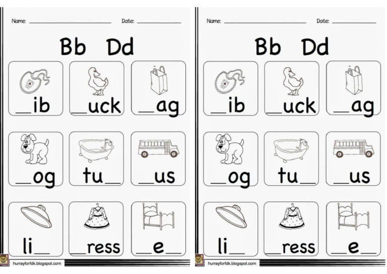 B D Worksheet | PDF