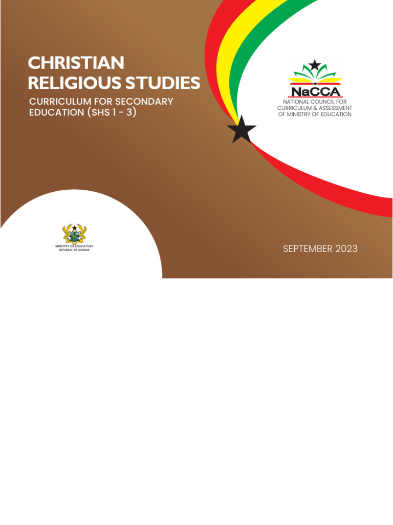 SHS Christian Religious Studies Curriculum | PDF | Learning | Curriculum