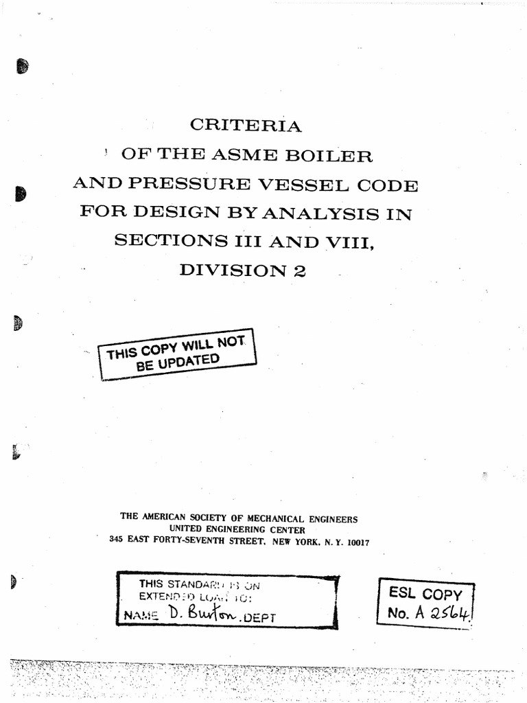 Criteria of ASME For Design by Analysis in III &VIII Div 2 | PDF