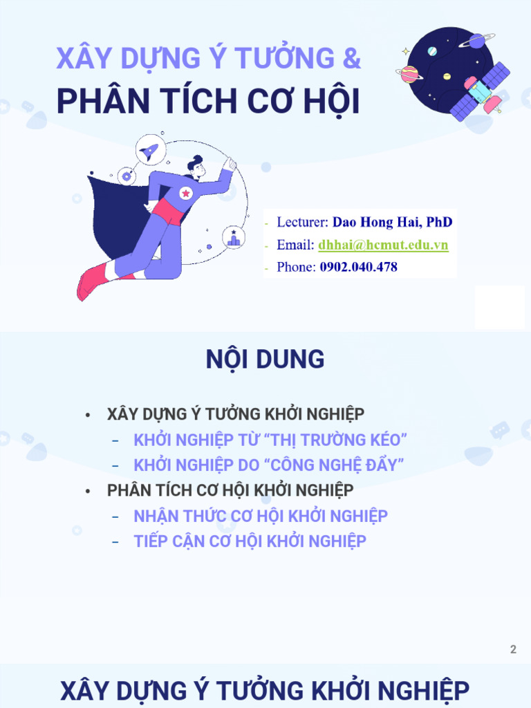 1.3 Xây D NG Ý Tư NG Và Phân Tích Cơ H I | PDF