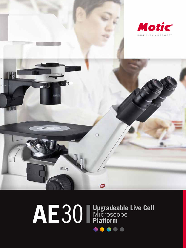 Motic AE30 Series Upgradable Live Cell Microscope | PDF | Laboratory ...