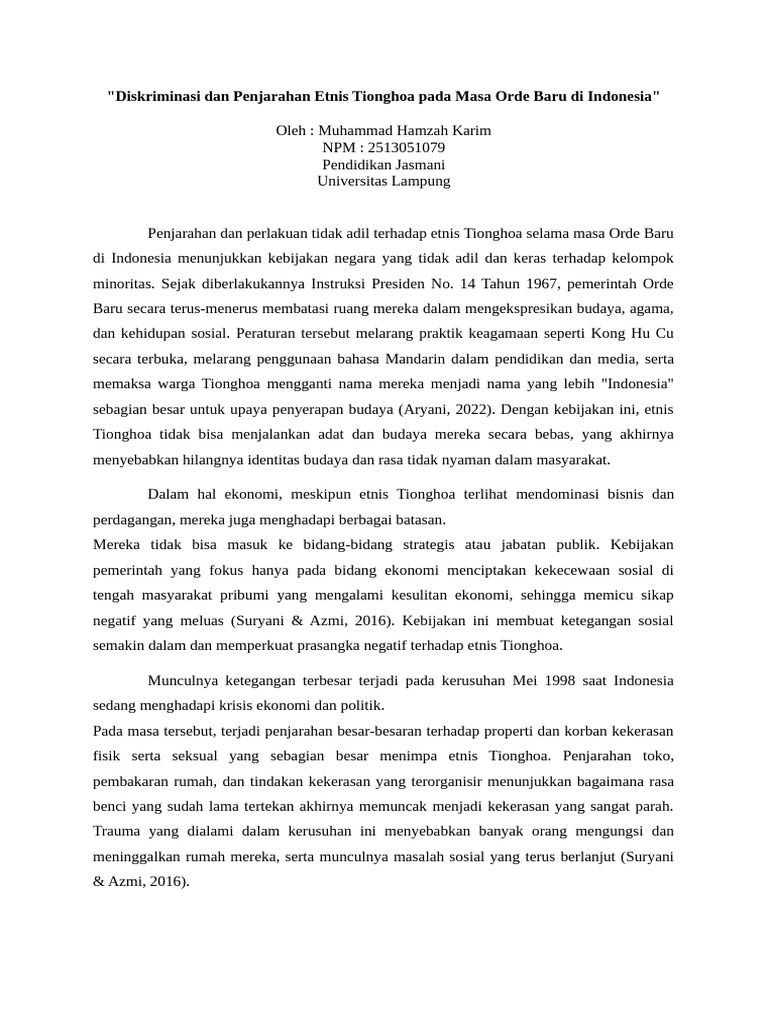 Muhammad Hamzah Karim | PDF