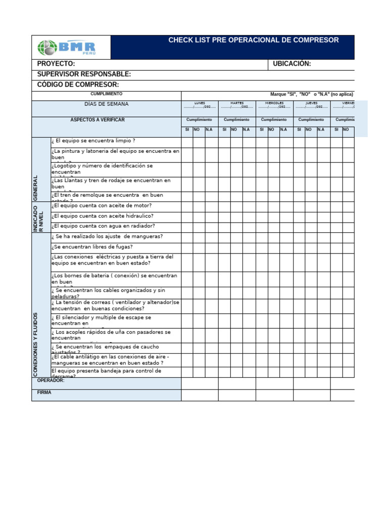 Rac-Bmp-420008766002-38 CHCK List de Compresor | PDF