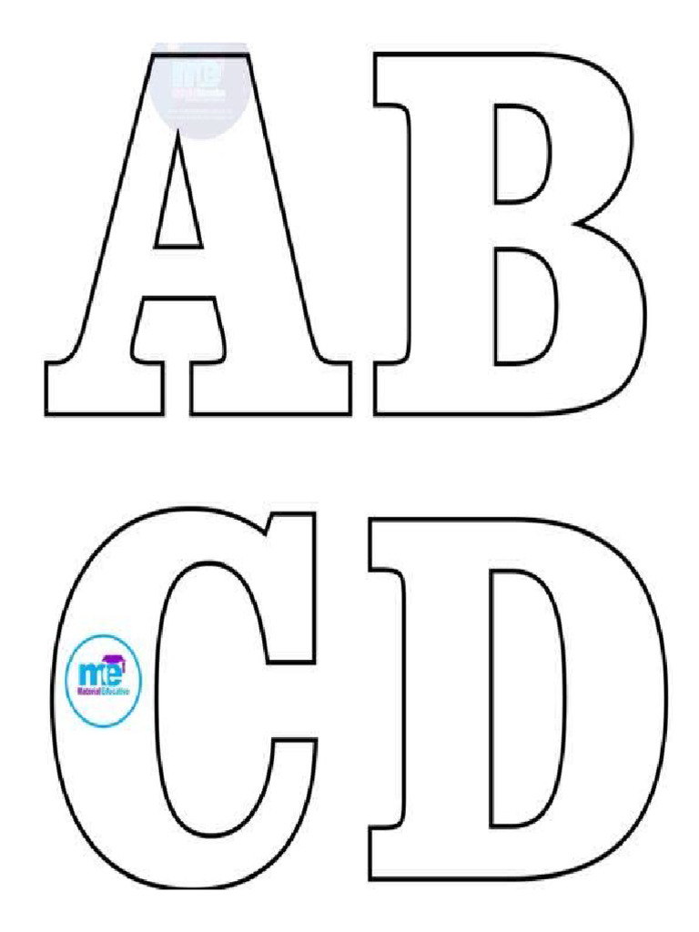 Moldes de Letras | PDF