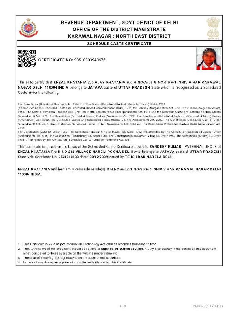 Enzal Cast Certificate - 11zon | PDF