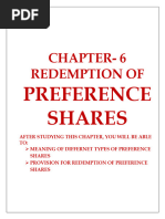 CRR in Preference Share Redemption | PDF | Preferred Stock | Debits And ...
