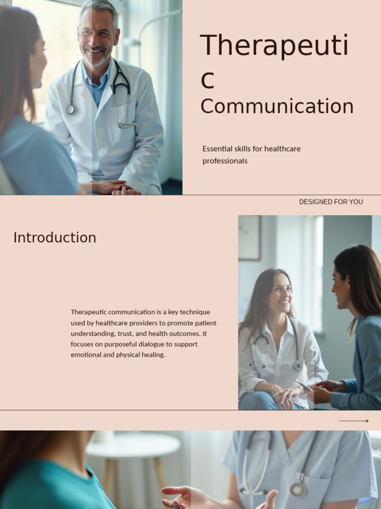 Therapeutic Communication | PDF
