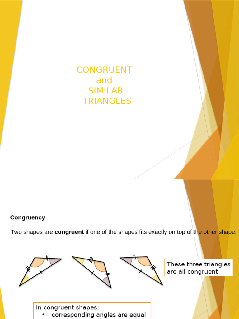 Congruency and Similarity | PDF | Geometric Shapes | Geometry