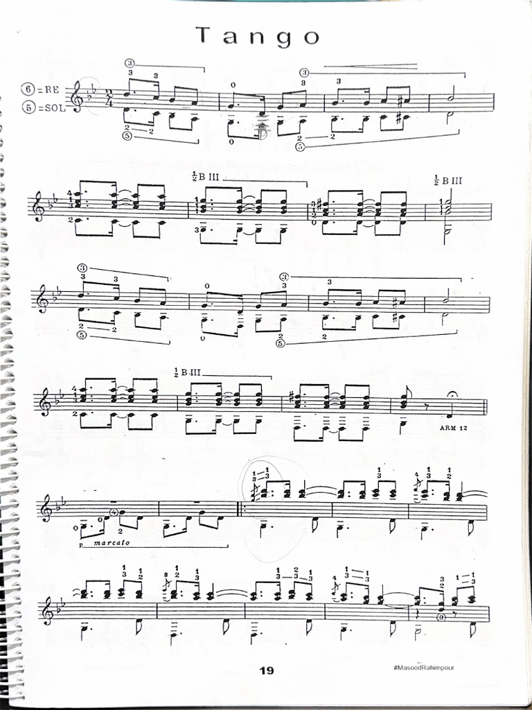 Tarrega Tango | PDF