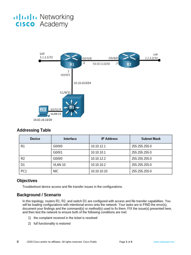 Troubleshoot Cisco Network Configurations | PDF | Network Protocols ...