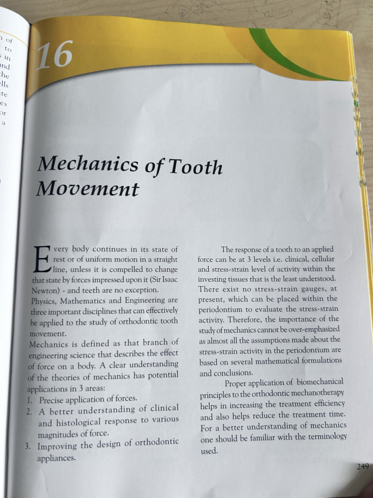Mechanics of Tooth Movement | PDF