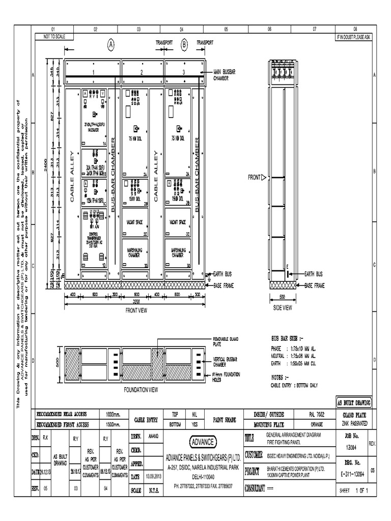 Fire Fighting Panel Schematics & Diagrams | PDF