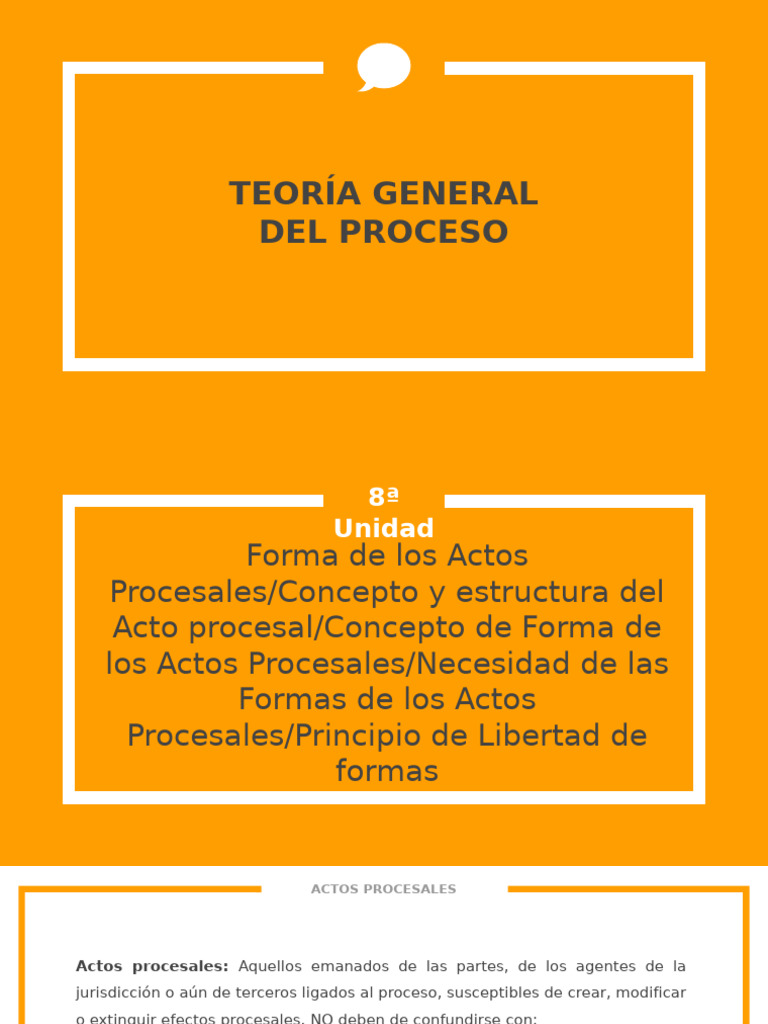 Actos Procesales: Teoría y Estructura | PDF | Ley procesal | Apelación