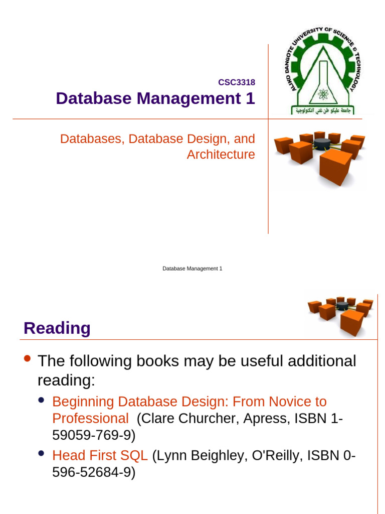 Database Management System 1 Lecture 2 | PDF | Databases | Sql