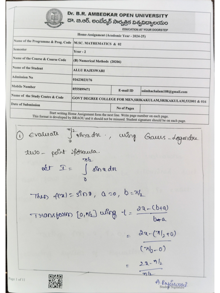 Numerical Methods 2 | PDF