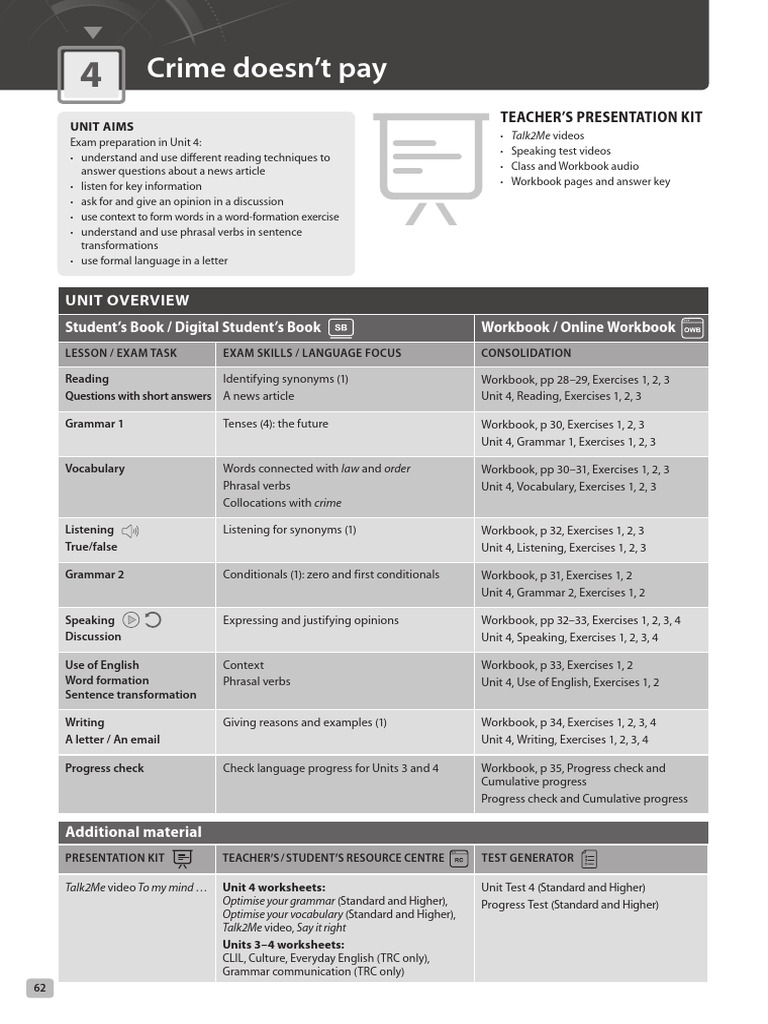 Exam Skills for Crime-Related Topics | PDF | Robbery | Verb