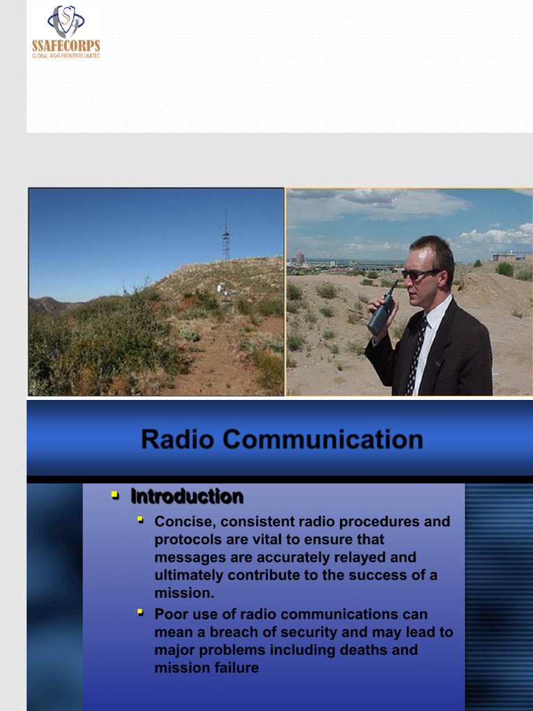 3 Field Radio Communication | PDF | High Frequency | Radio