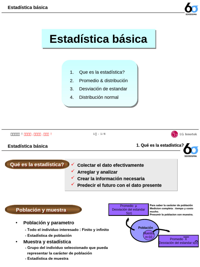 Chapter1-Basic Statistics-Es | PDF | Distribución normal | Estadísticas