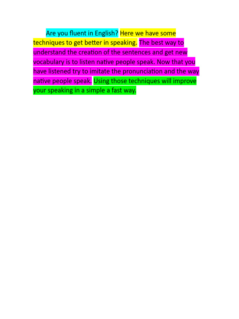 Are You Fluent in English | PDF