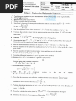 Calculus III Practice Final Exam | PDF | Integral | Vector Calculus