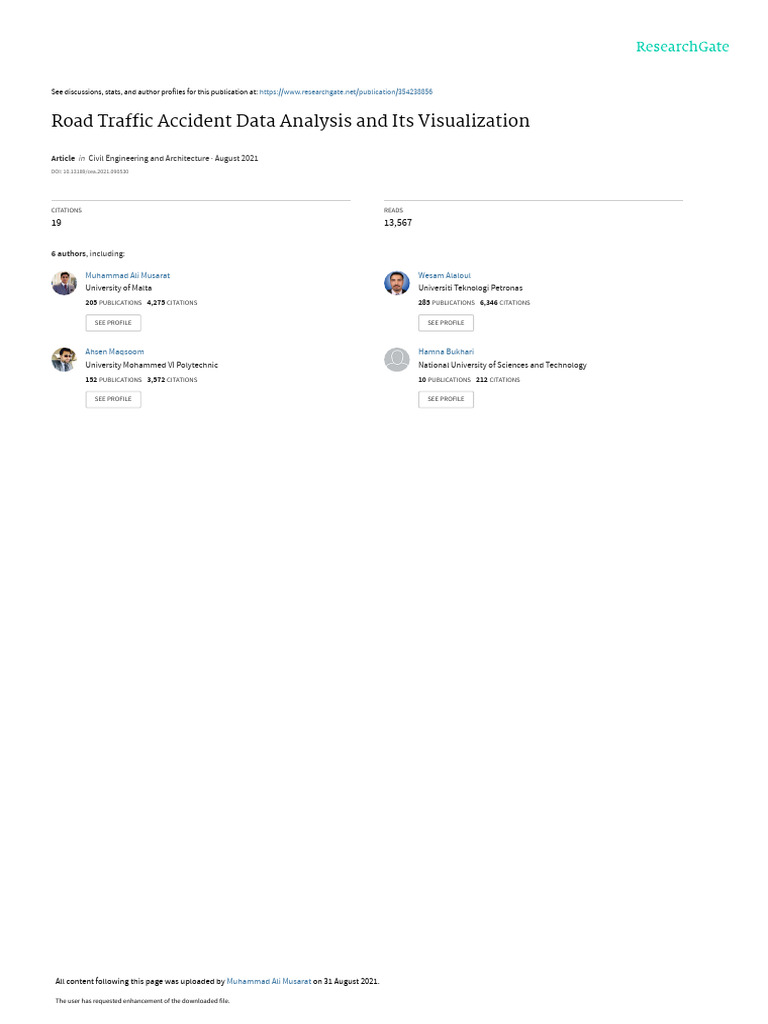 Traffic Data Visu La Ization | PDF | Traffic Collision | Accidents