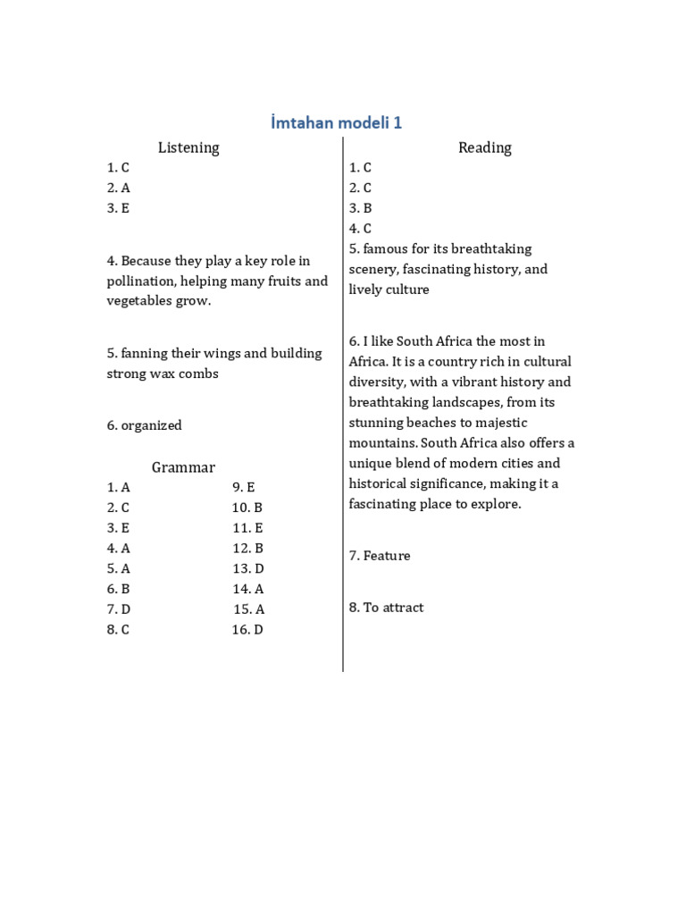 English 11 Exam Model Overview | PDF | Virtual Reality