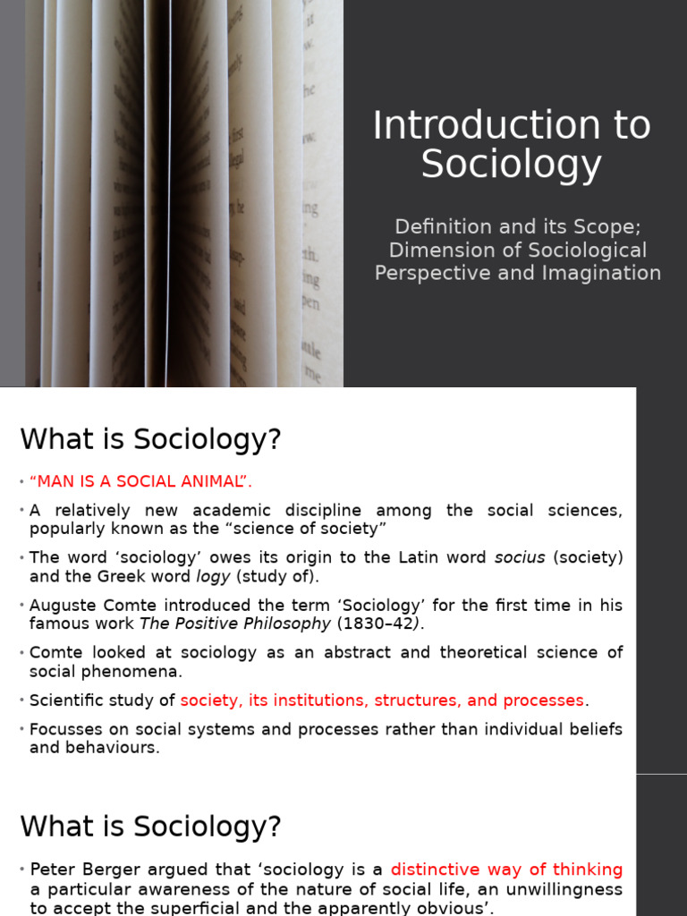 ES Unit 1 Sociology | PDF | Sociology | Liberal Arts Education
