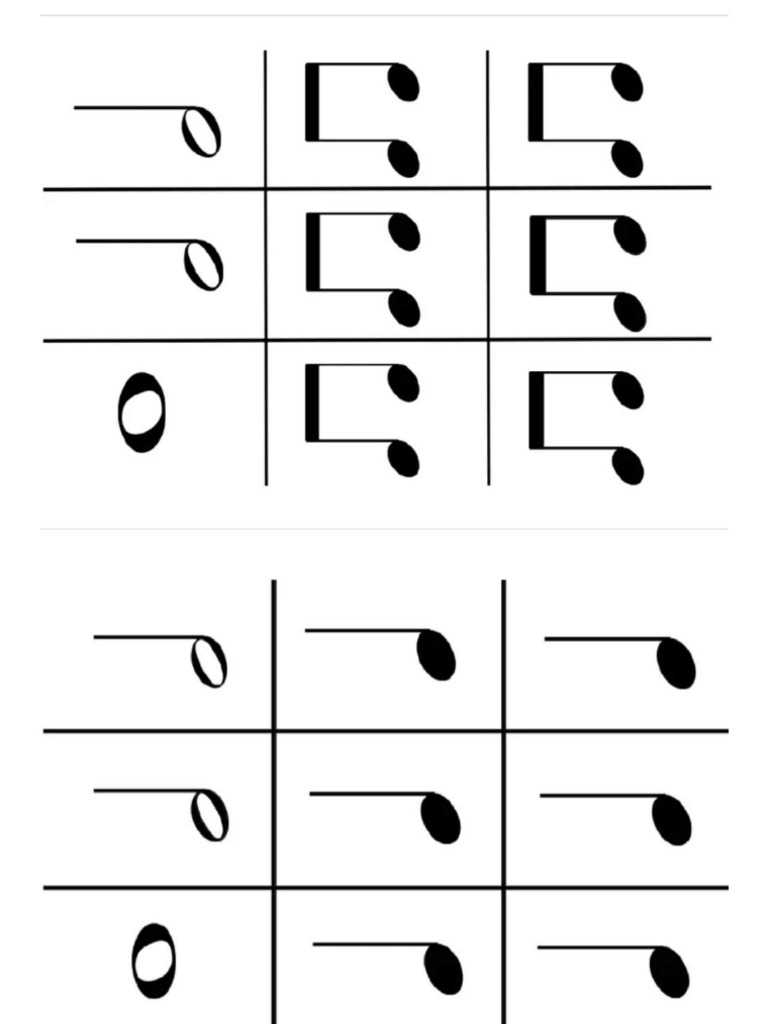 First Piano Lessons Beginers Notes For Print | PDF